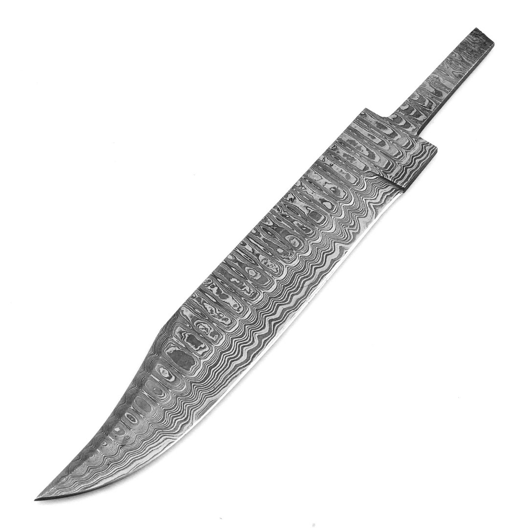 Damascus Blade, Hand-forged Damascus Blank Blade 6031EA - Etsy