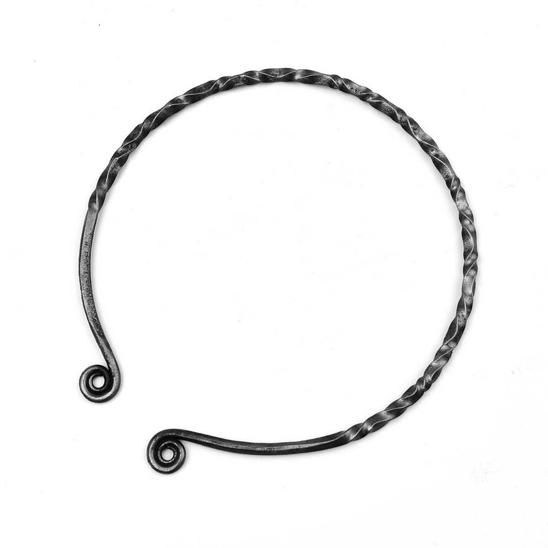 Forged Iron Neck Ring Torque Hak 4145 - Etsy