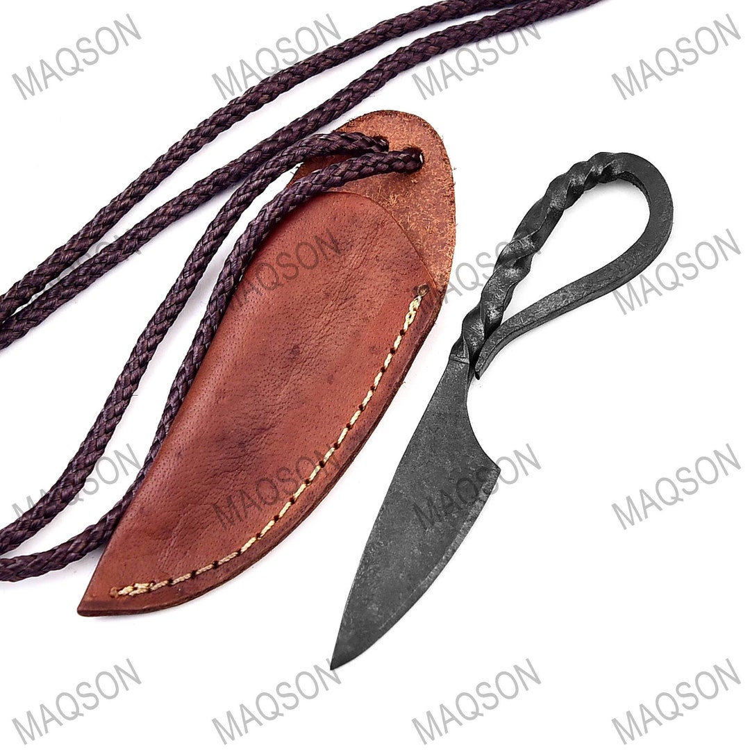 Medieval Knife Viking Knife Neck Knife Hand-forged 943EA - Etsy