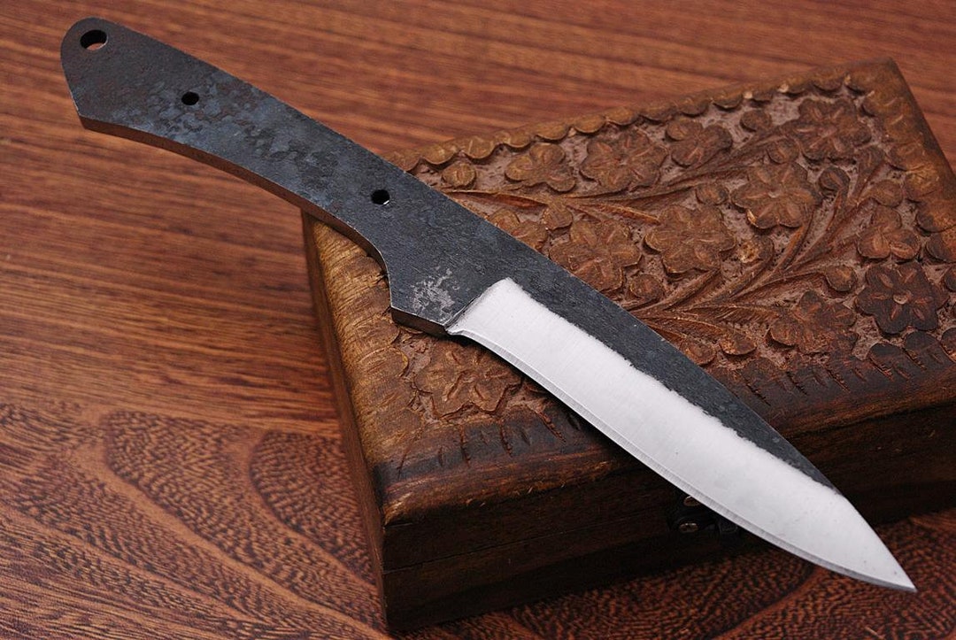 Hunting Nicker carbon Steel 1095 Knife Making Blank Blade Nicker 763EA ...