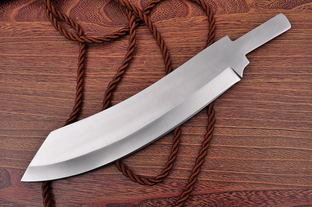 Hunting Nicker Bowie Knife Blade Knife Blank One Piece of Steel Forged ...