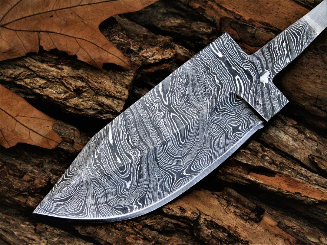 Damascus Blade, Damascus Blank Blade, Damascus Blade Torsion Pattern ...