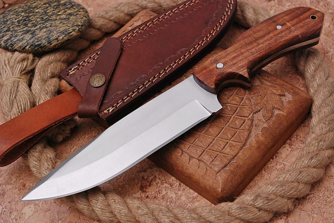 Hunting Bowie Knife Medieval Work Knife Celtic Blade Steel Hunting ...