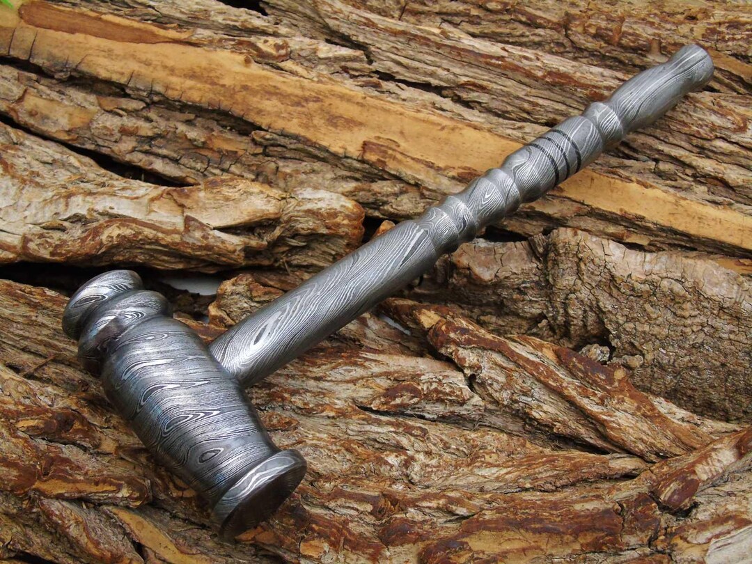 Pure Damascus Hammer, Damascus Hammer Hand Forged, Damascus Hammer ...