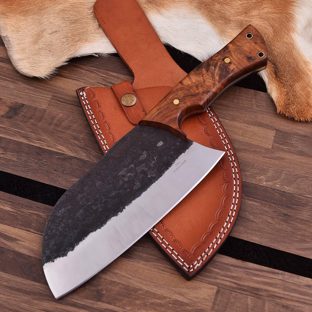 Kitchen Knife, Cleaver, Blade, Chopping Knife, 1095 Steel Forged (4511 ...