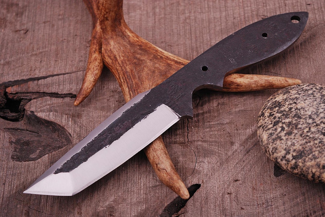 Hunting Nicker Carbon Steel 1095] Knife Making Blank Blade 951EA - Etsy