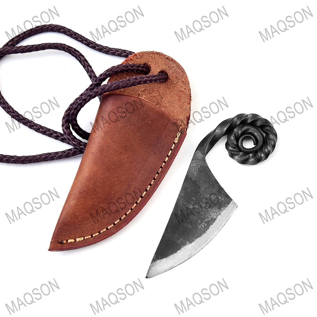 Medieval Knife Viking Knife Neck Knife Hand-forged 990EA - Etsy