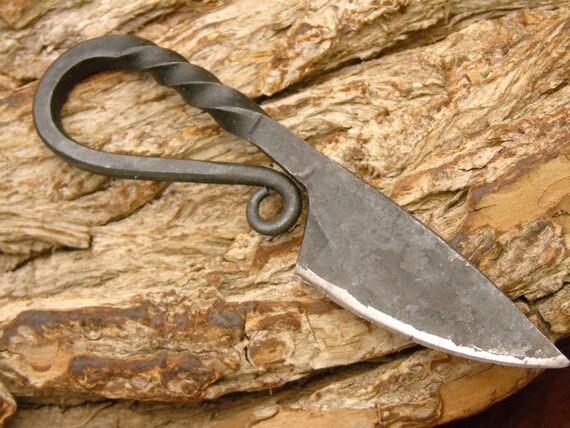 Medieval Knife Belt Knife Viking Neck Knife Hand-forged 9.5 - Etsy