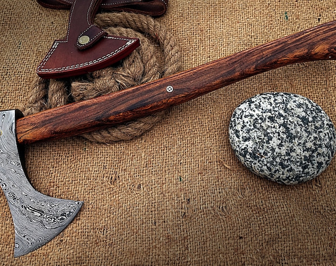 Franziska Medieval Franconian Axe Hand Forged Damask Axe | Etsy