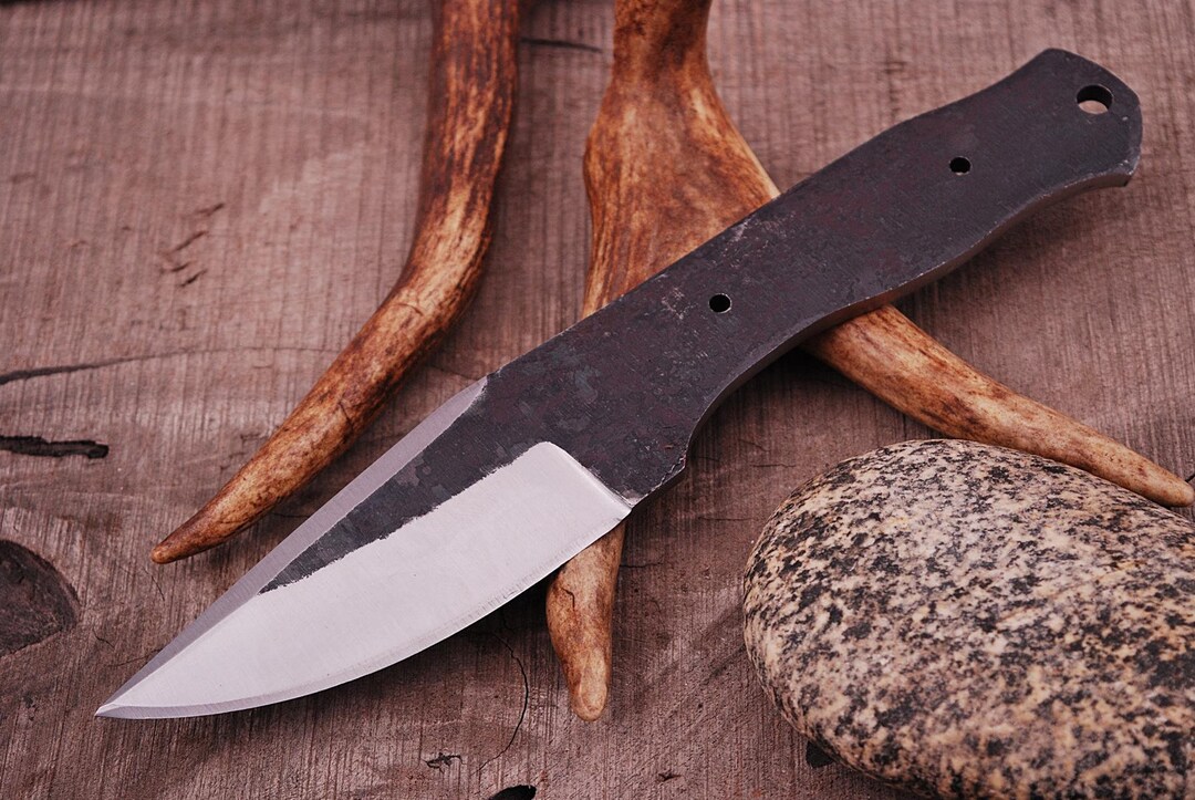 Hunting Nicker Carbon Steel 1095 Knife Making Blank Blade Nicker 777EA ...
