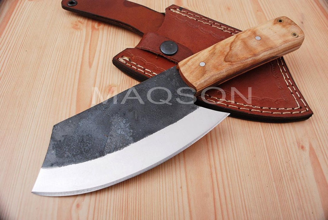 Kitchen Knife Chopping Hatchet Blade Chopping Knife 1095 Steel - Etsy