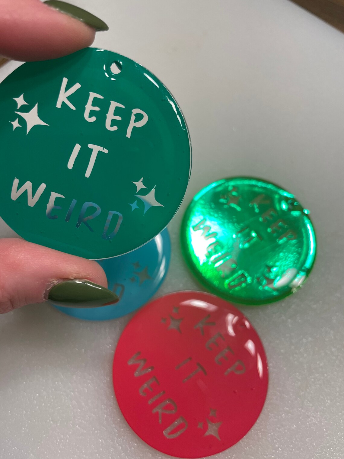 Keep It Weird Keychain Morbid Podcast True Crime - Etsy