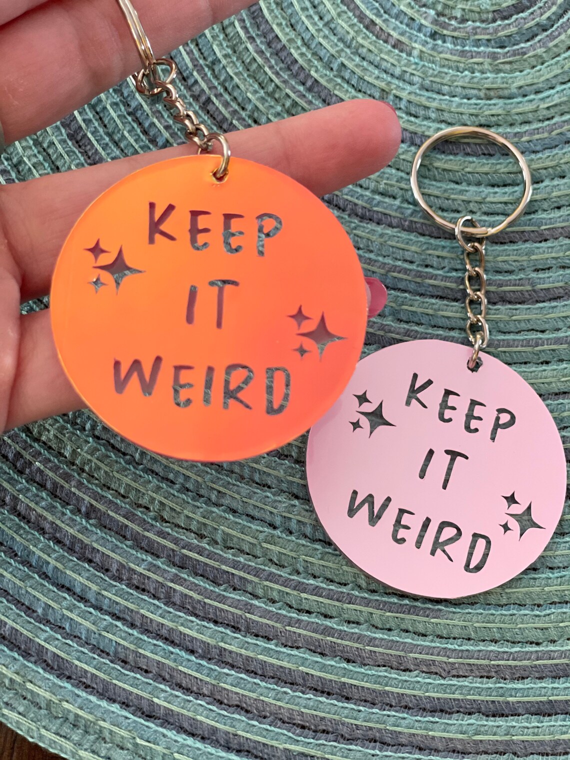 Keep It Weird Keychain Morbid Podcast True Crime - Etsy