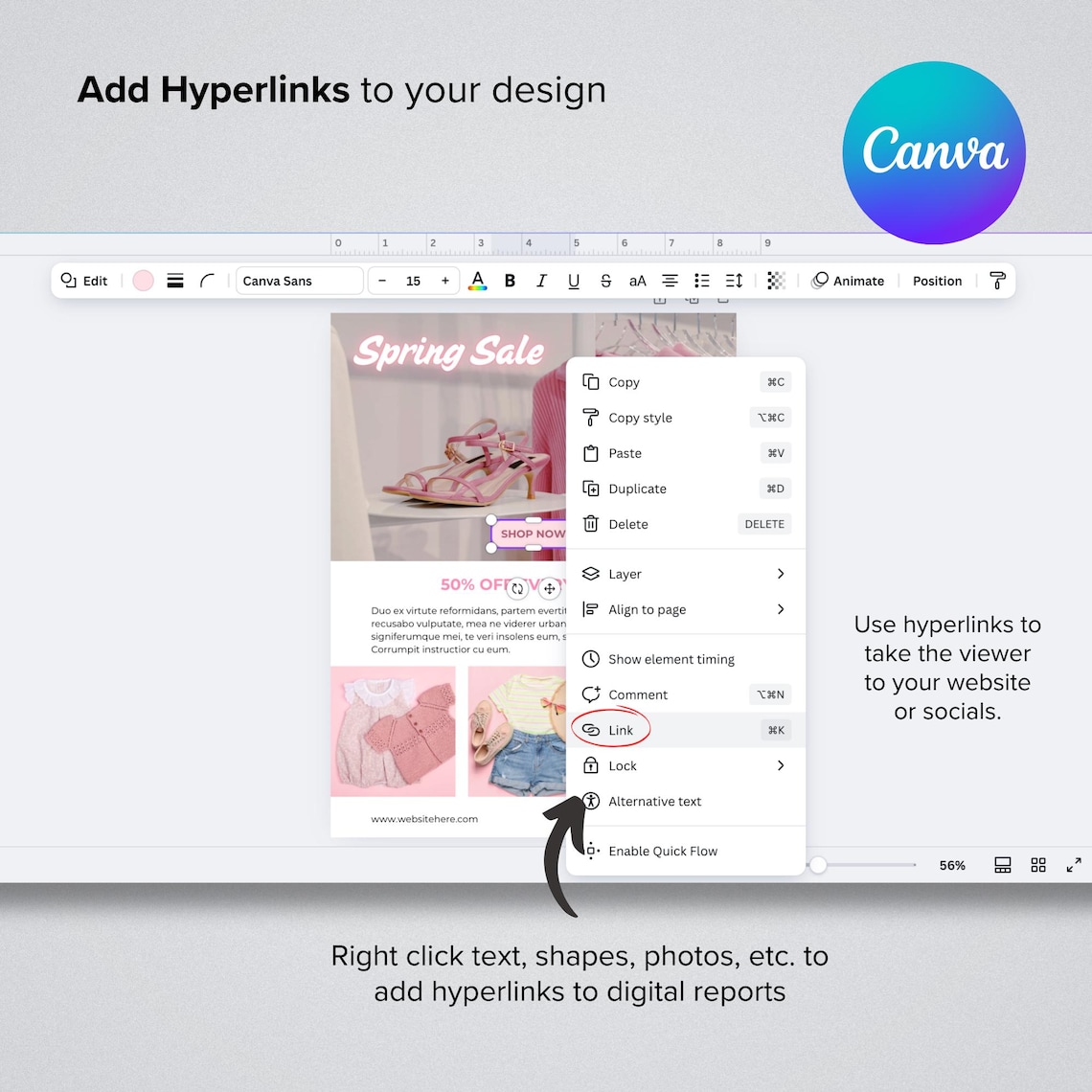 Editable Business Flyers Canva Digital Template, Custom Digital Flyers ...