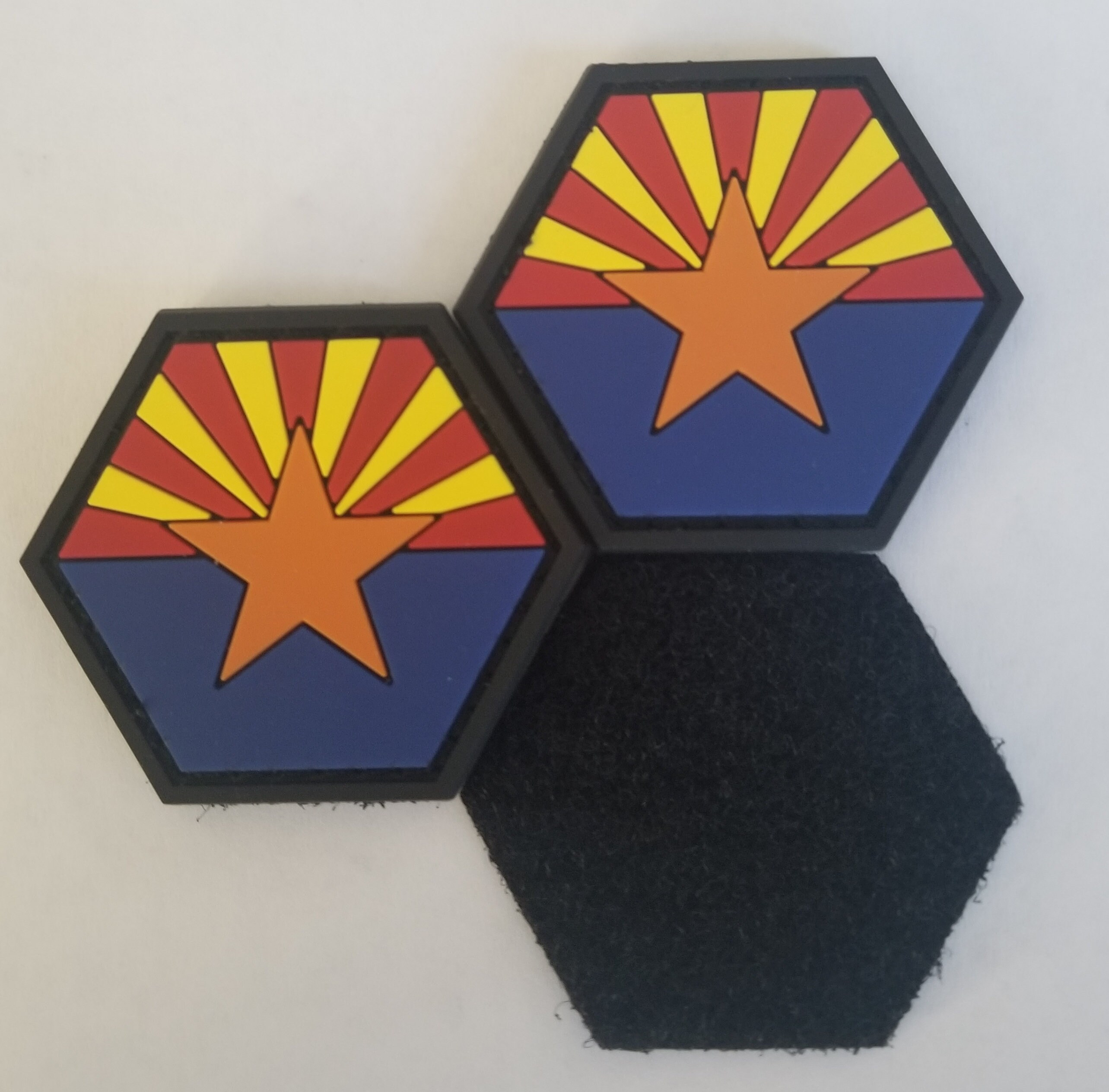 Arizona Flag Hex Patch - Etsy