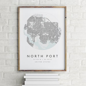 North Port Map, North Port, Florida, City Map, Home Town Map, North ...