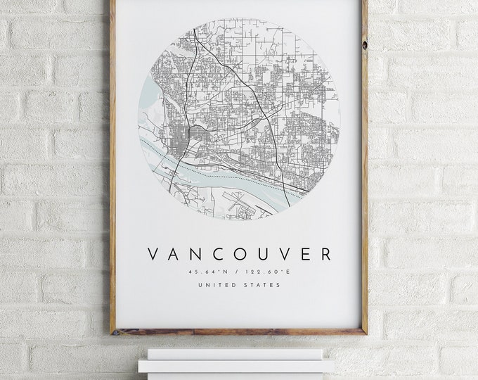 Los Angeles Map Minimalist Map Los Angeles Print Los - Etsy