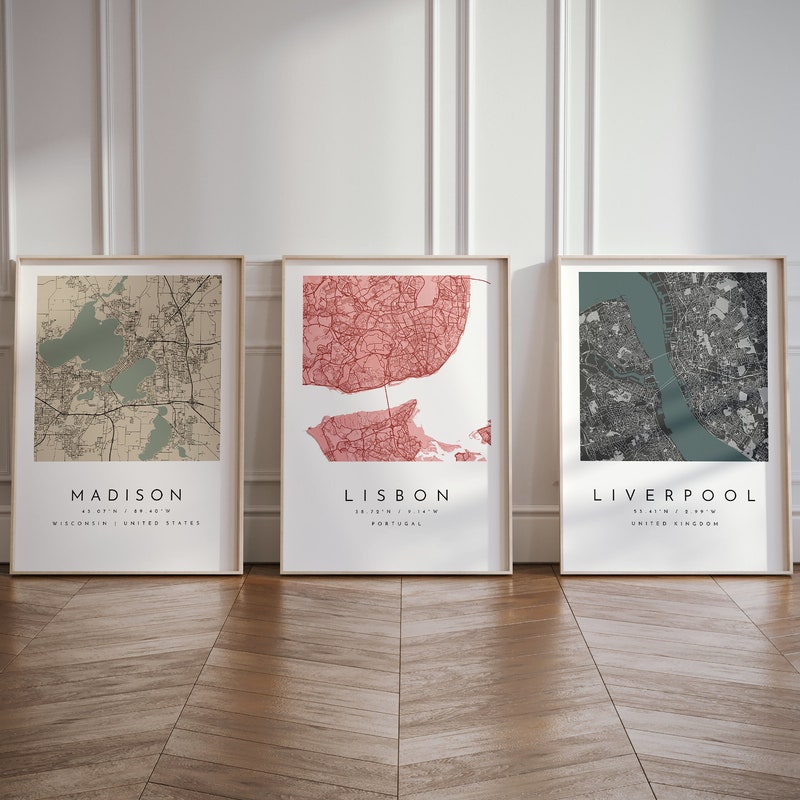 Personalized Map Art - Etsy