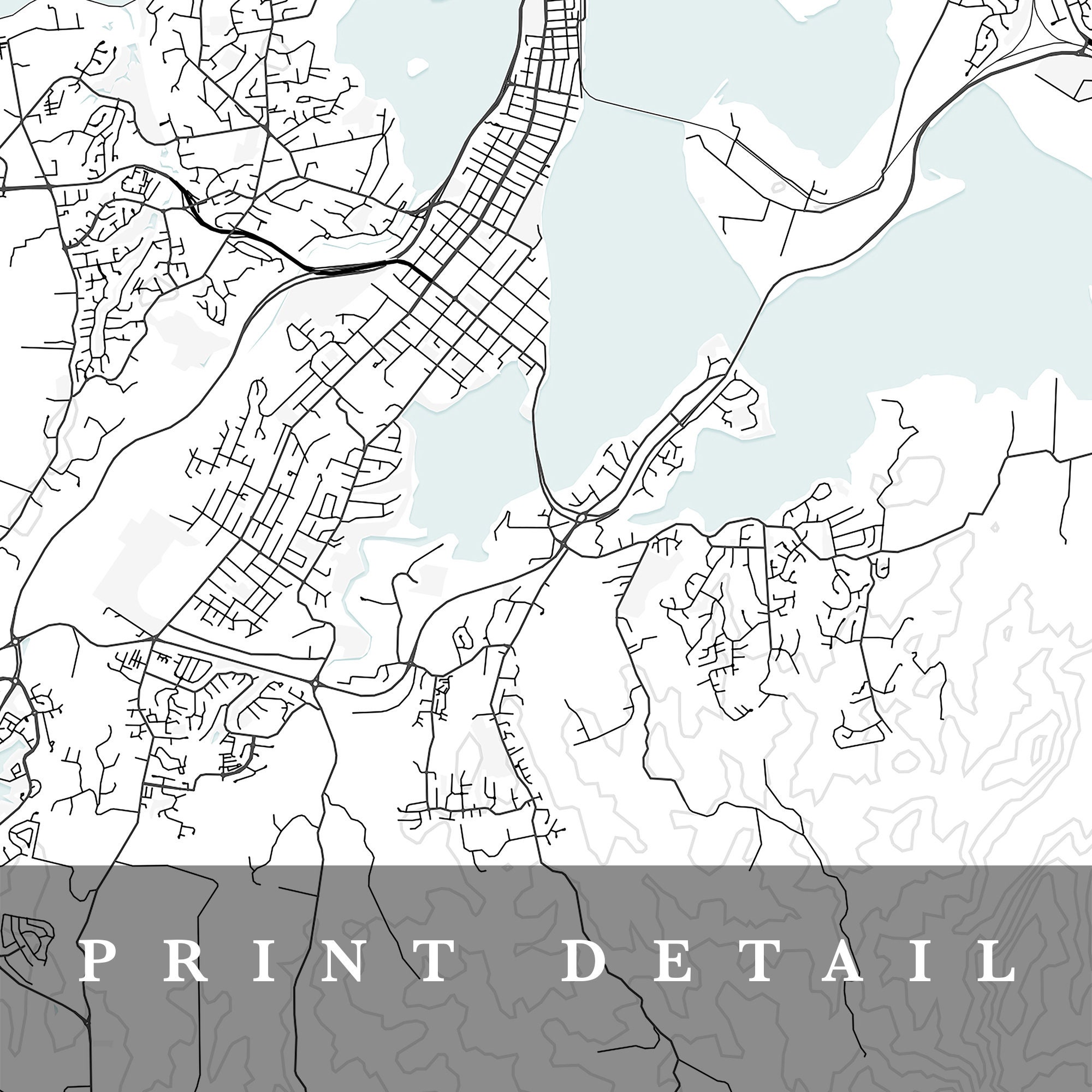 Tauranga Map Tauranga New Zealand City Map Home Town | Etsy
