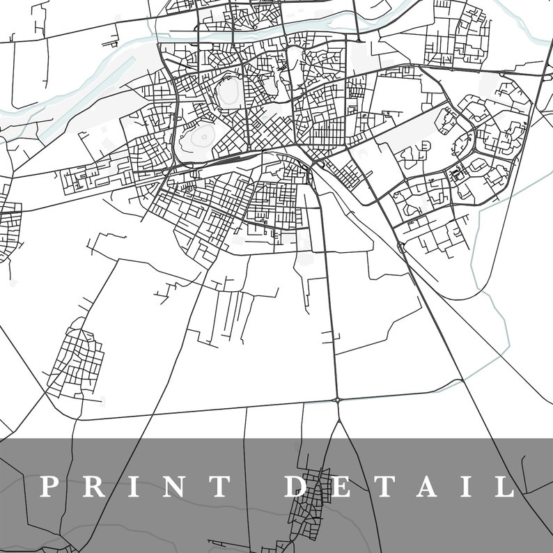 Plovdiv Map Plovdiv Bulgaria City Map Home Town Map - Etsy