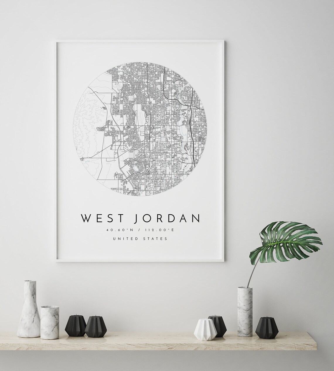 West Jordan Map, West Jordan, Utah, City Map, Home Town Map, West ...