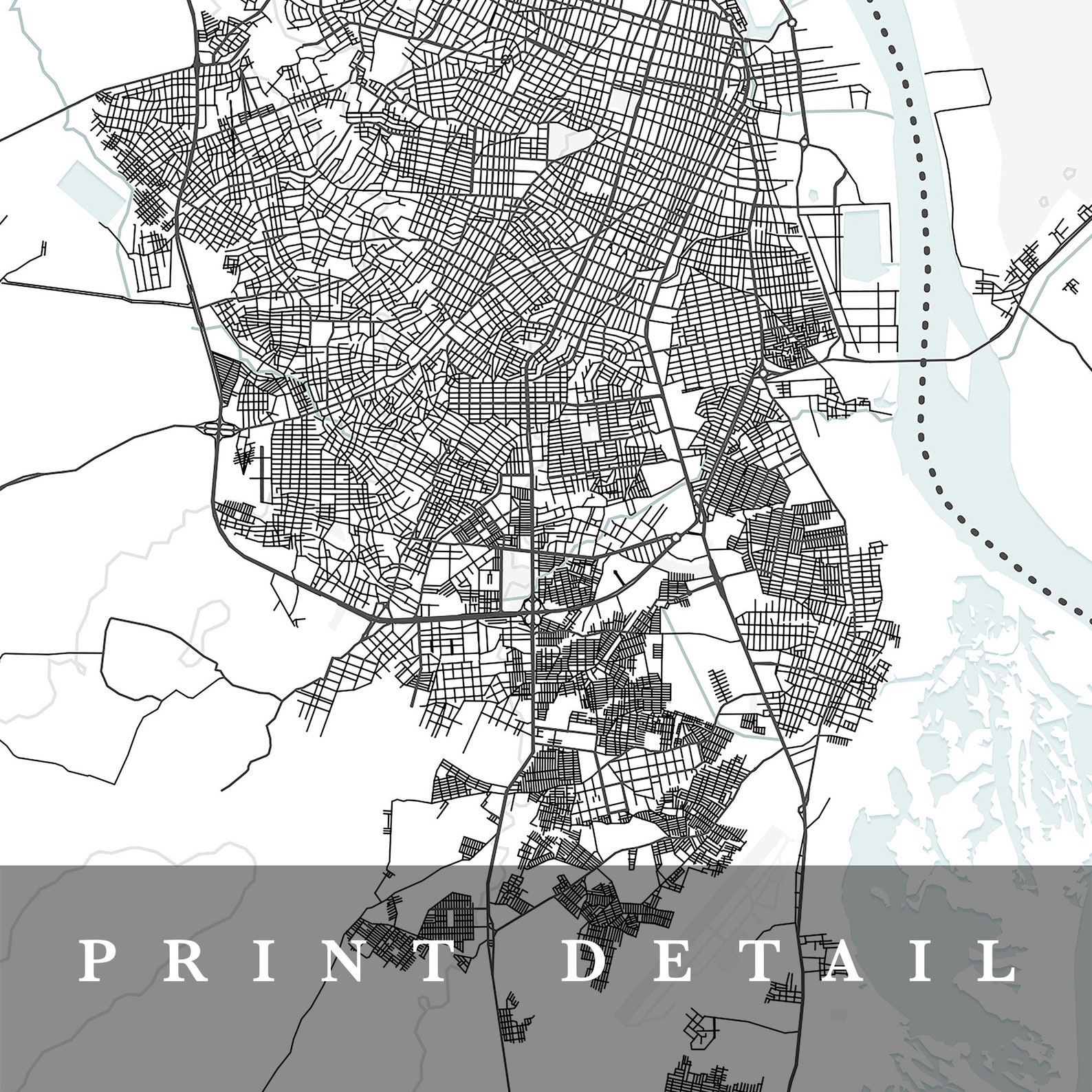 Barranquilla Map Barranquilla Colombia City Map Home Town - Etsy