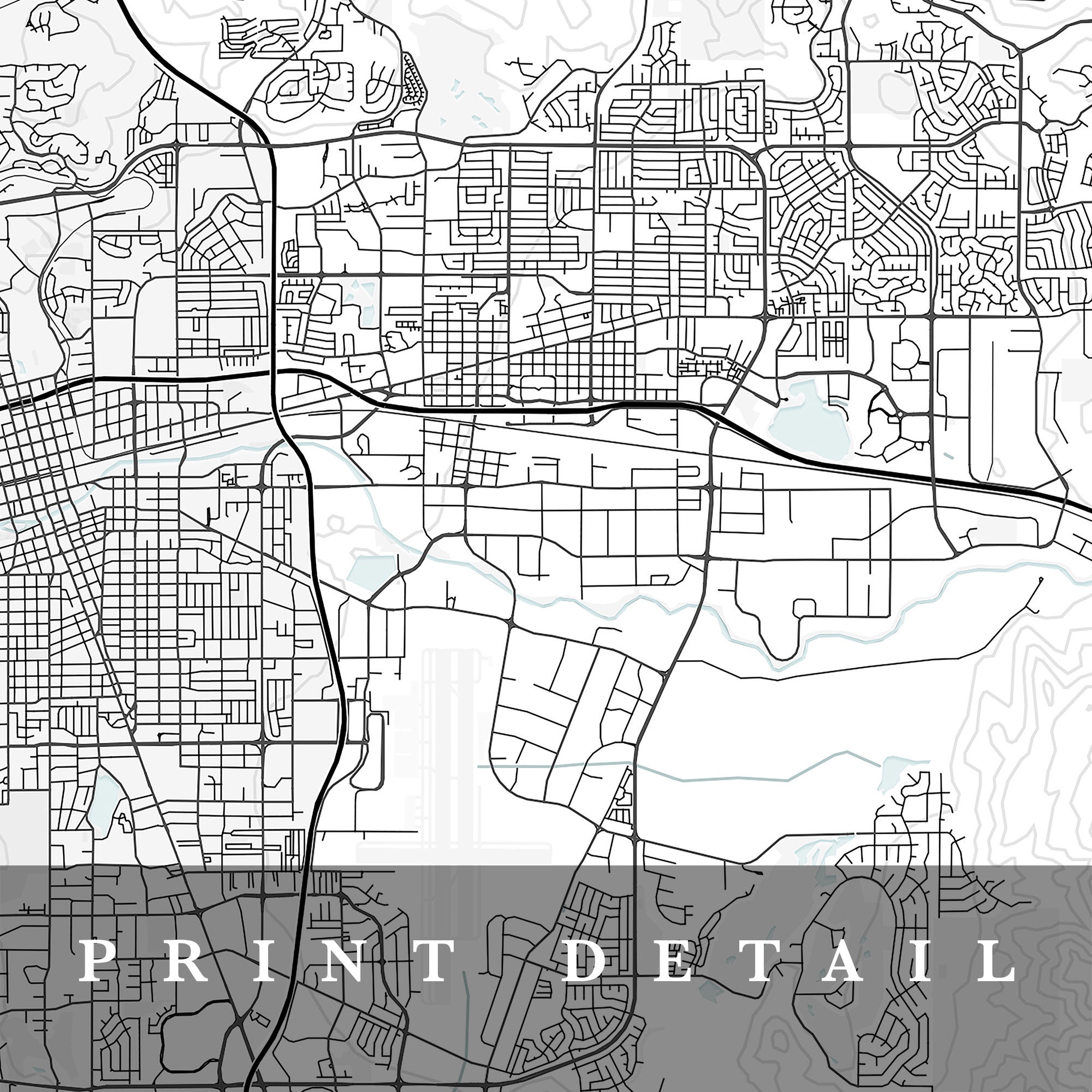 Sparks Map Sparks Nevada City Map Home Town Map Sparks - Etsy