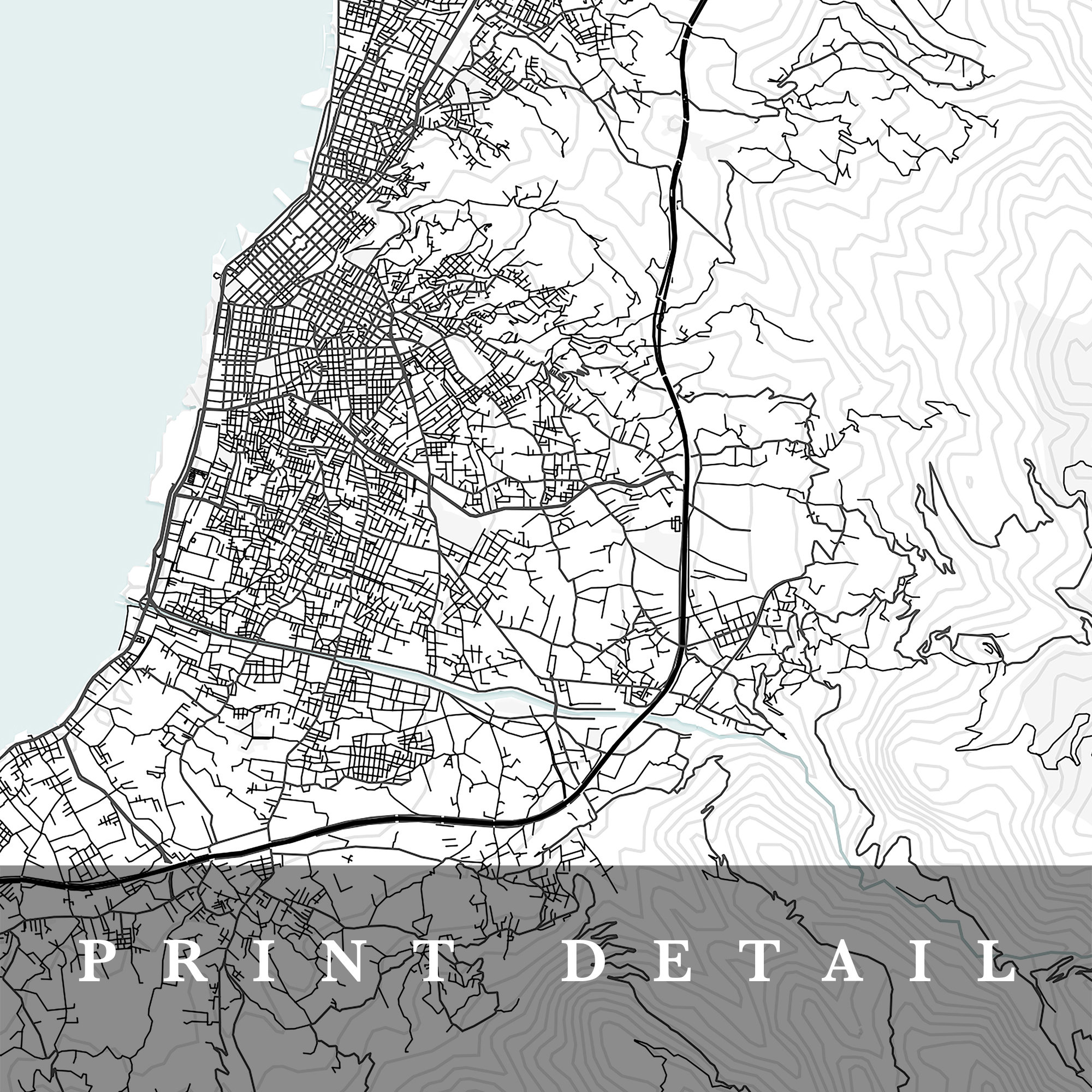 Patrai Map Patrai Greece City Map Home Town Map Patrai | Etsy