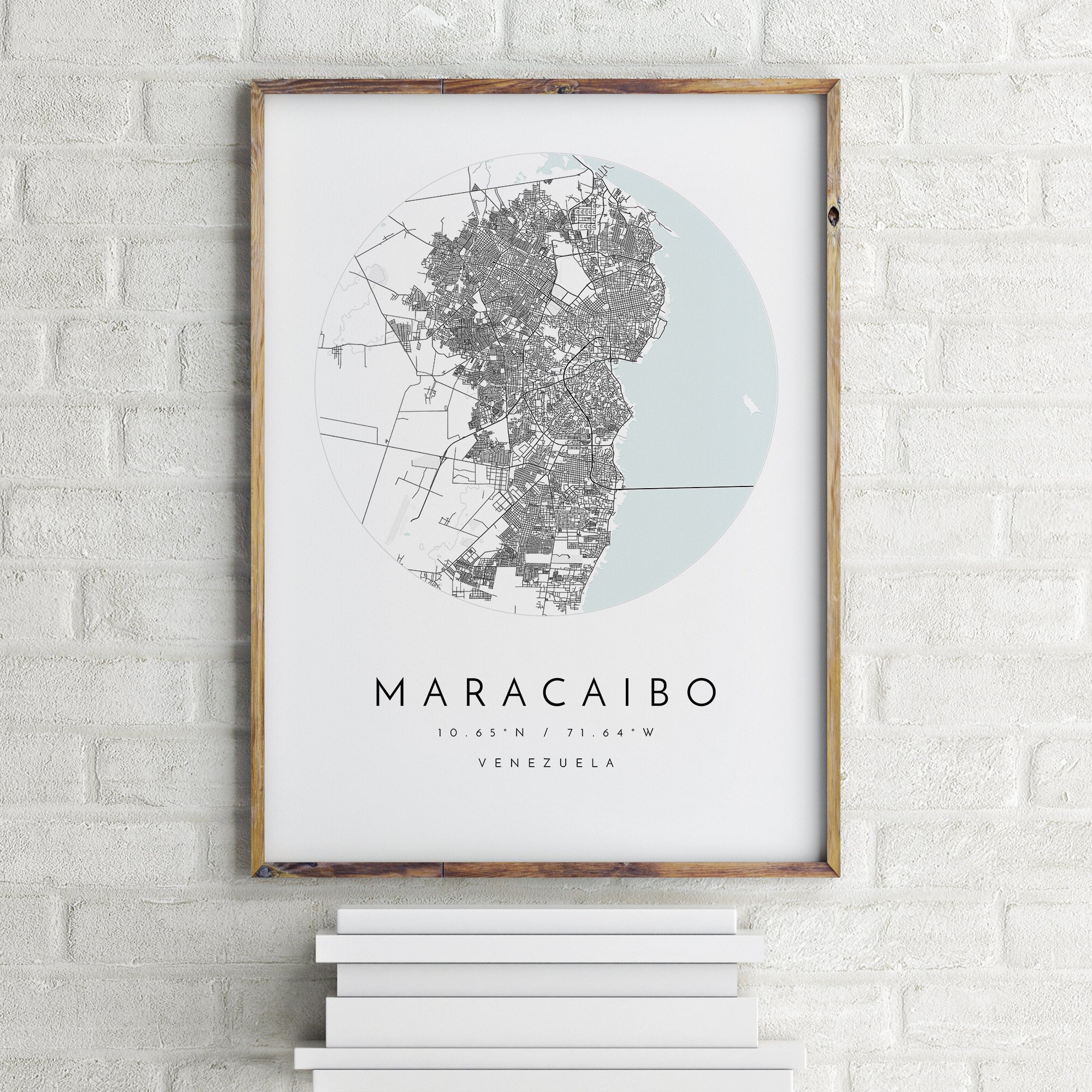 Maracaibo Map Maracaibo Venezuela City Map Home Town Map | Etsy