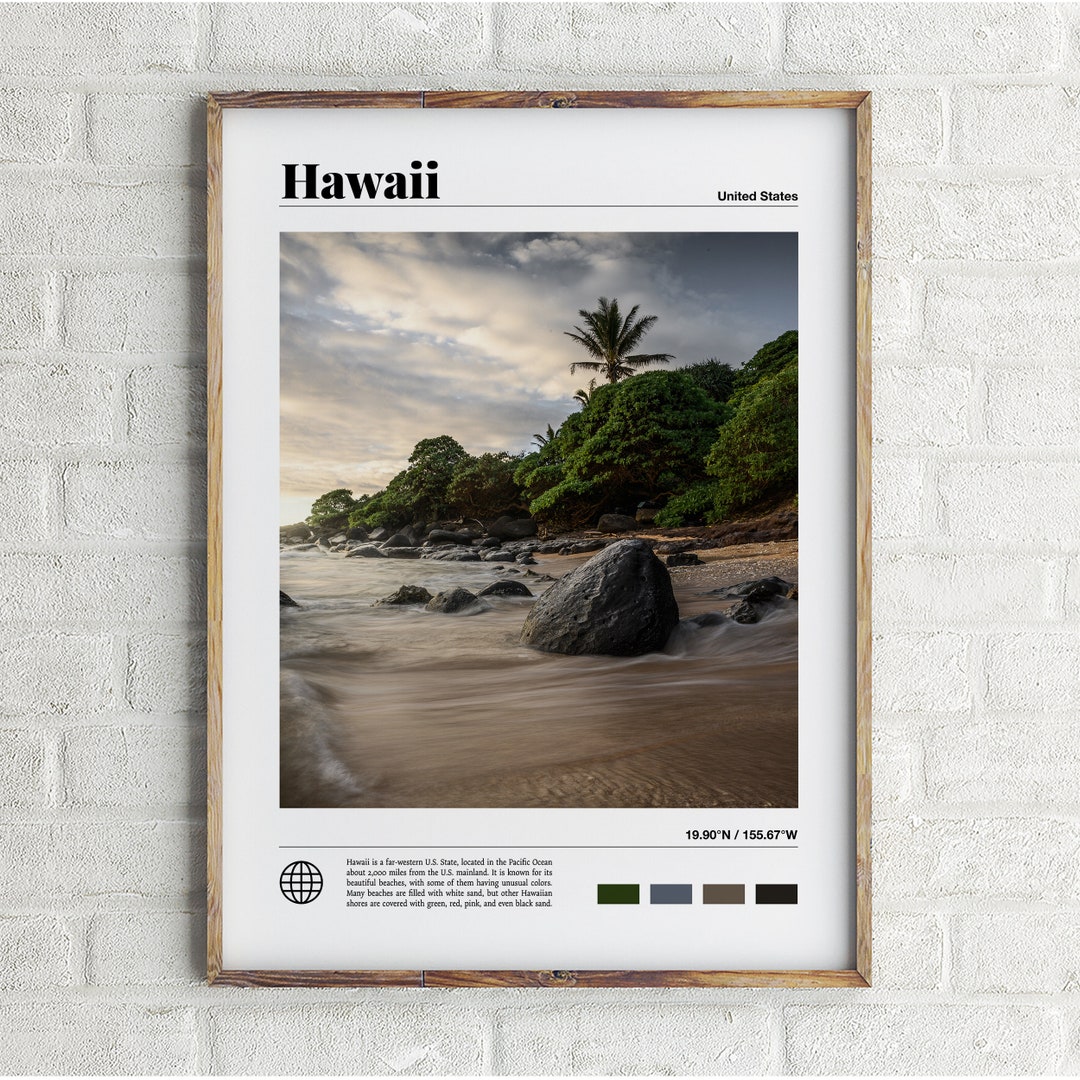 Hawaii Poster, Hawaii Print, Hawaii Photo, Hawaii Art Print, Hawaii ...