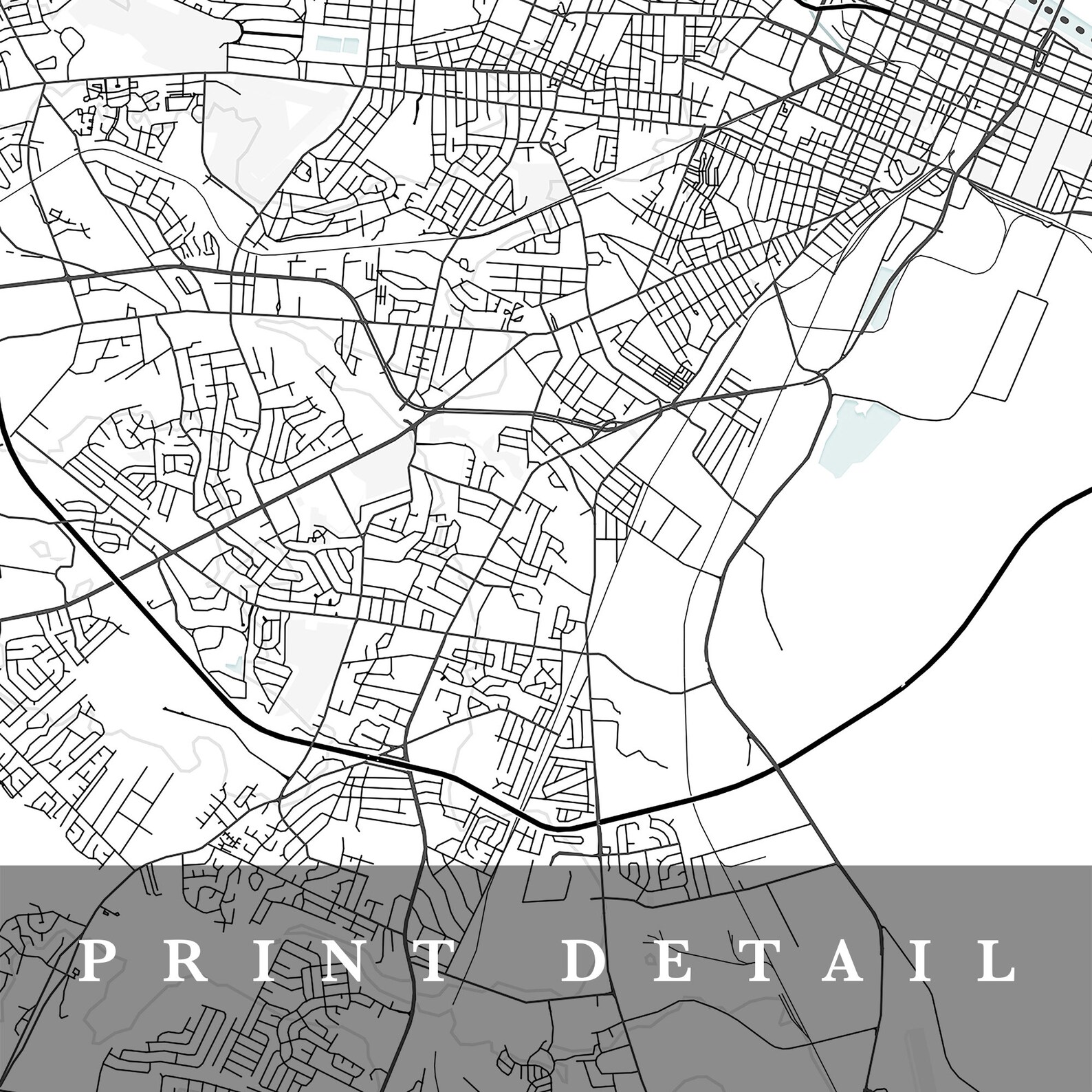 Augusta City Map Map of Augusta Home Town Map City Map - Etsy