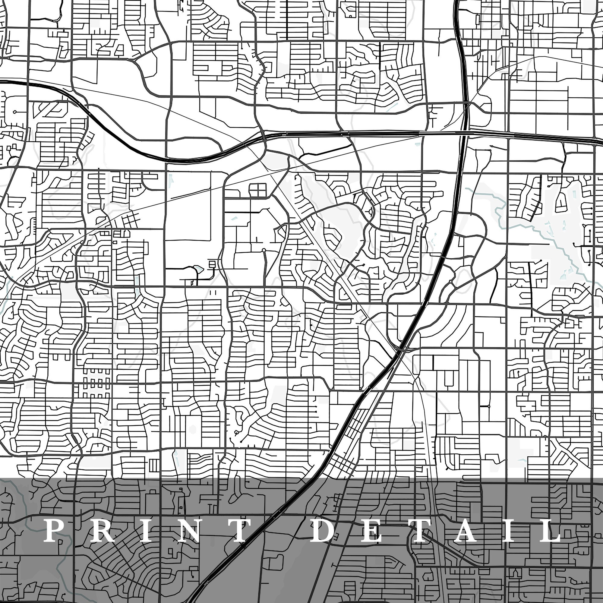 Richardson Map, Richardson, Texas, City Map, Home Town Map, Richardson ...