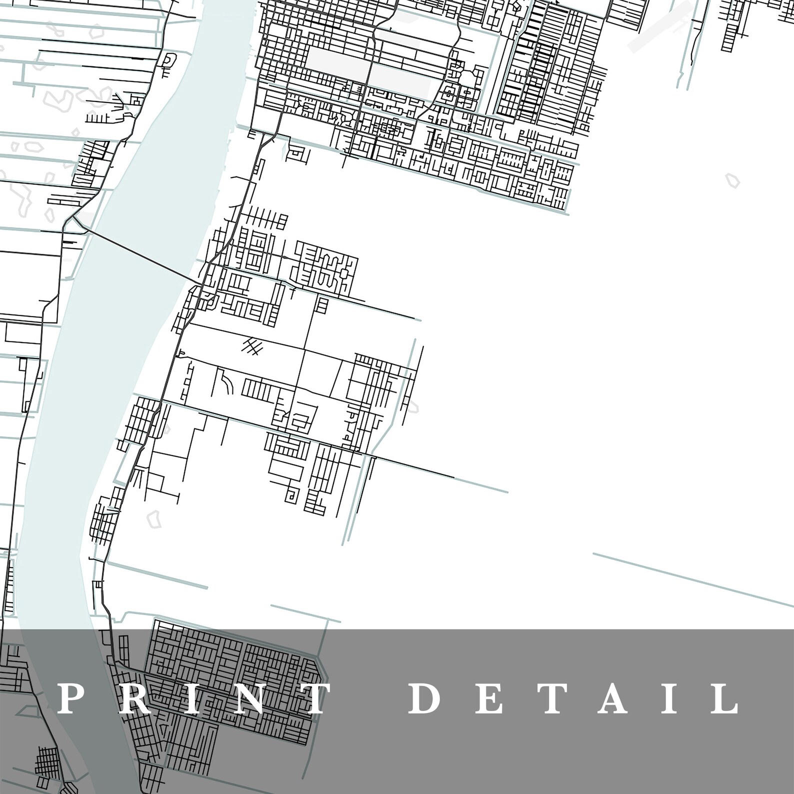 Georgetown Map Georgetown Guyana City Map Home Town Map | Etsy