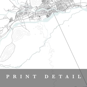 Maroua Map, Maroua, Cameroon, City Map, Home Town Map, Maroua Print ...