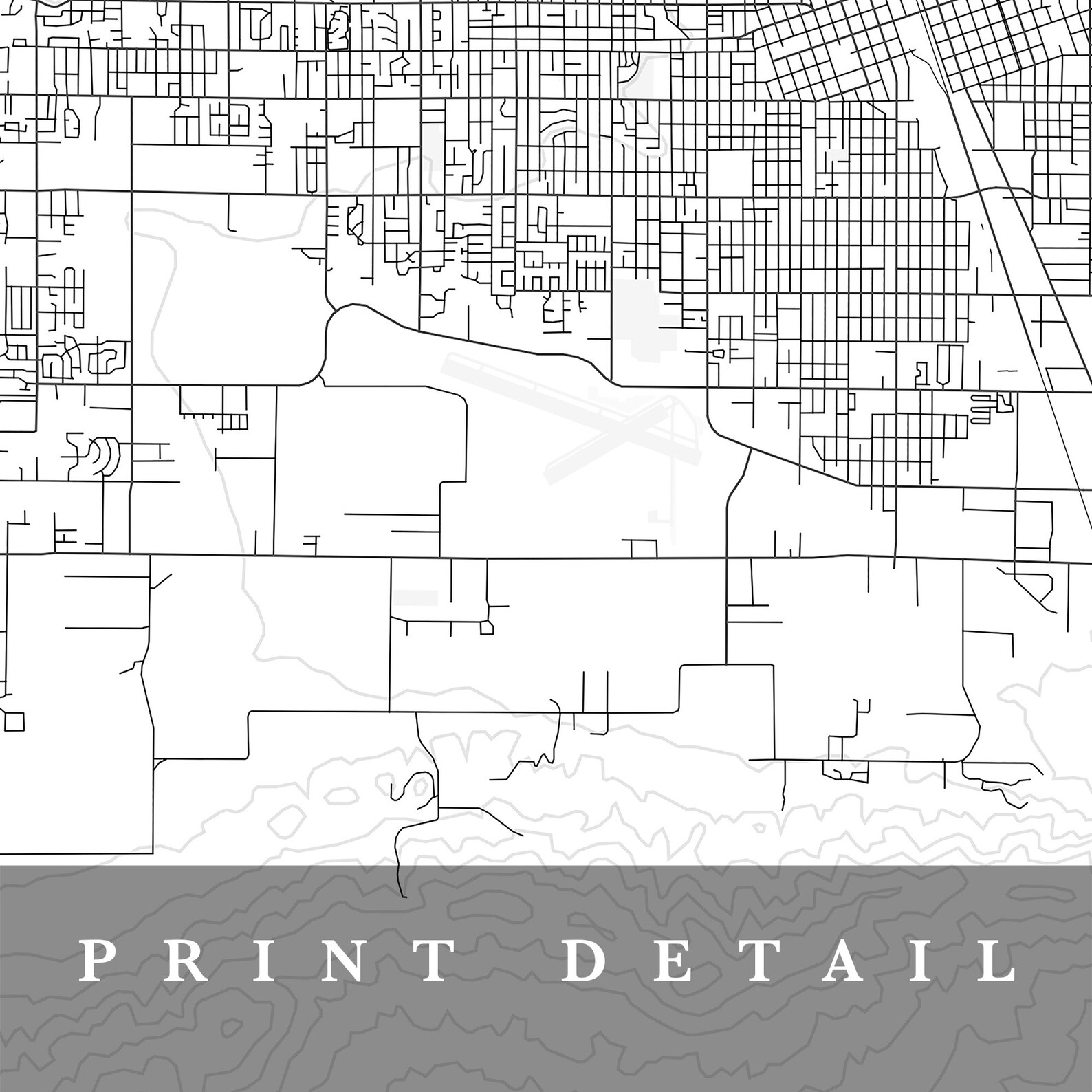 Yakima Map, Yakima, Washington, City Map, Home Town Map, Yakima Print ...