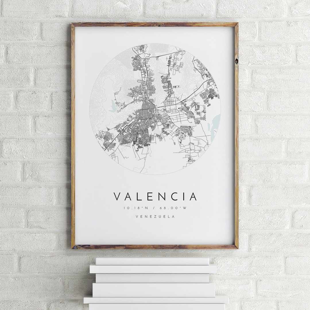 Valencia Map, Valencia, Venezuela, City Map, Home Town Map, Valencia ...
