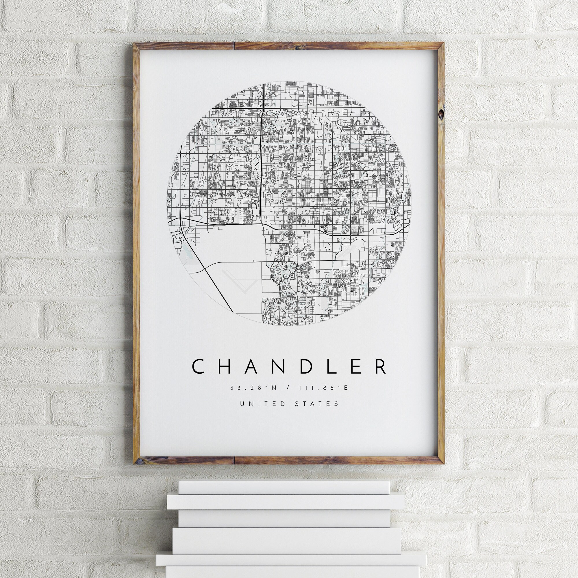 Chandler Map, Chandler, Arizona, City Map, Home Town Map, Chandler ...