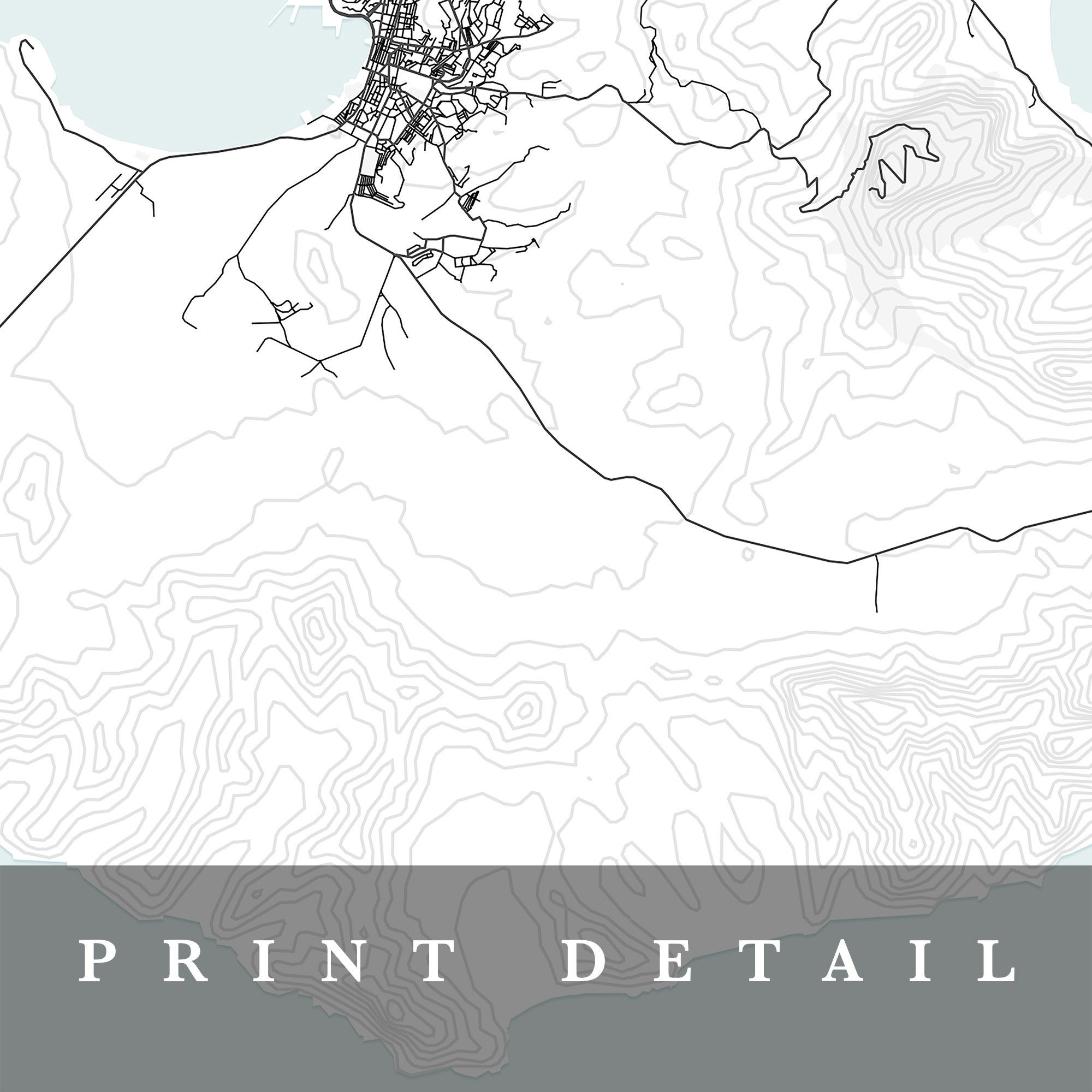 Mindelo Map Mindelo Cabo Verde City Map Home Town Map - Etsy UK