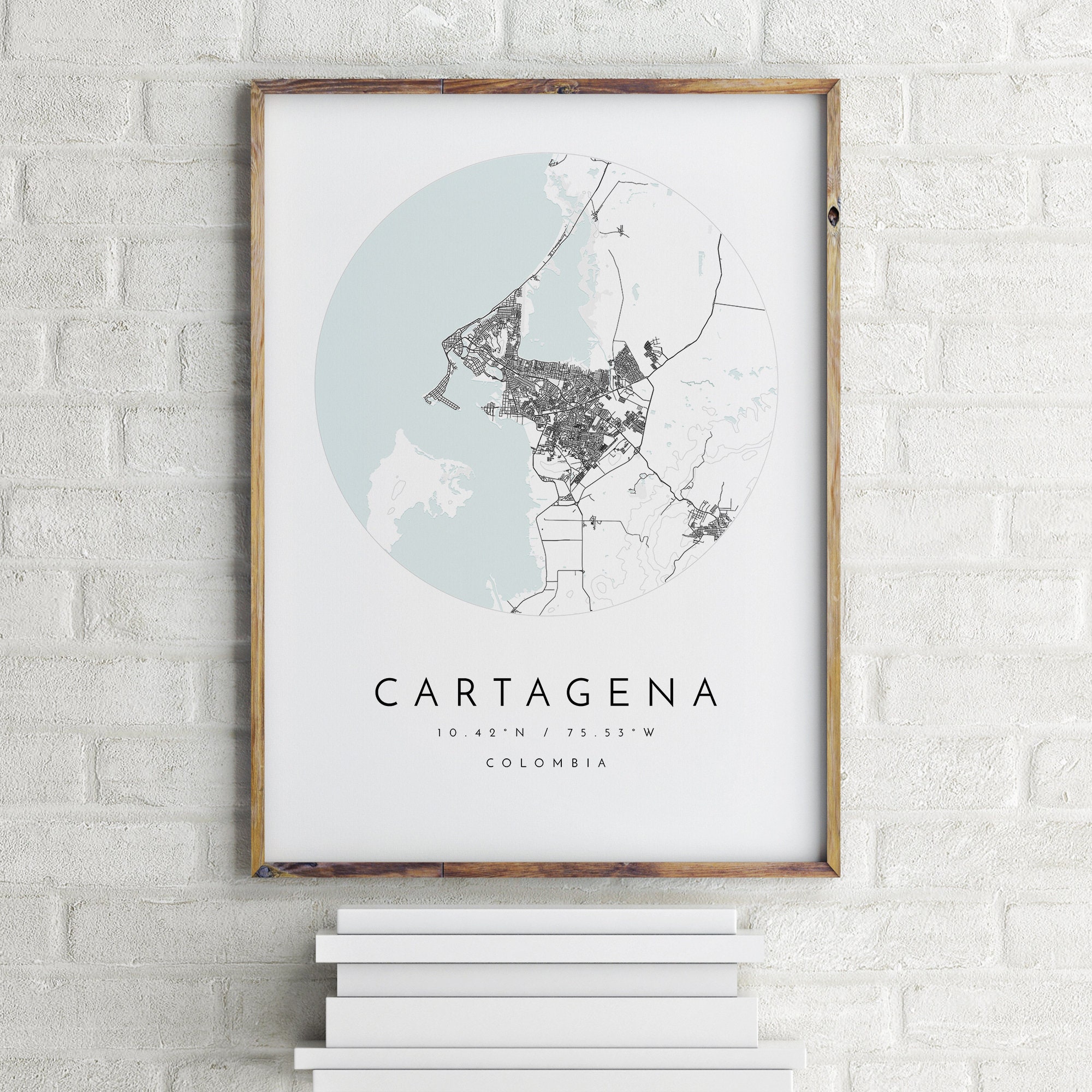 Cartagena Map, Cartagena, Colombia, City Map, Home Town Map, Cartagena ...