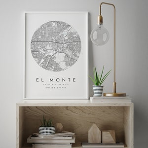 El Monte Map, El Monte, California, City Map, Home Town Map, El Monte ...