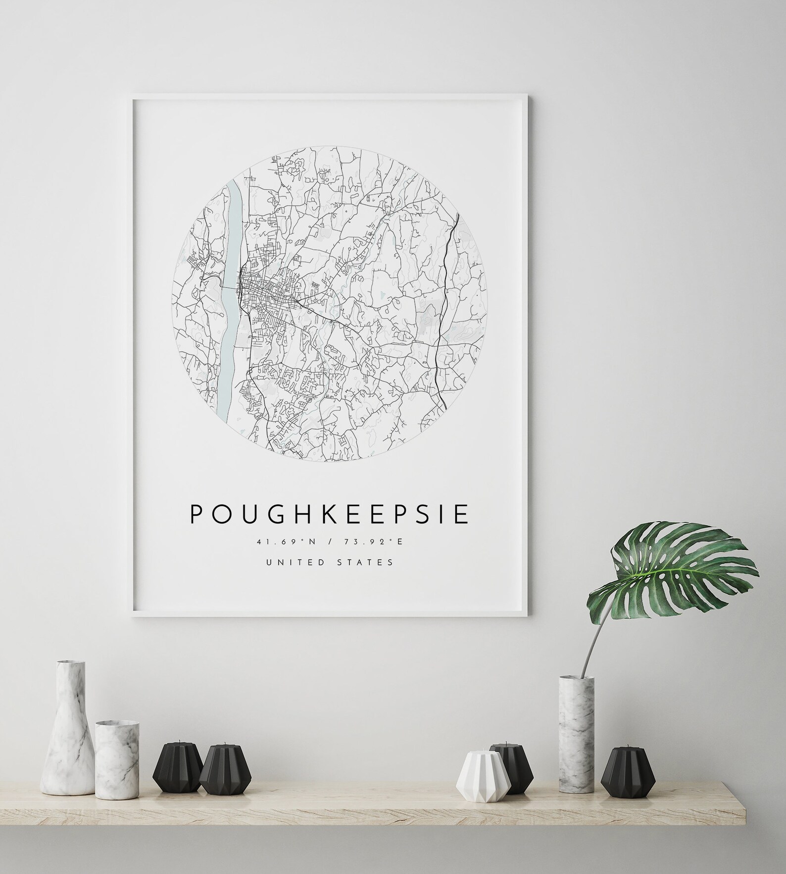 Poughkeepsie Map, Poughkeepsie, New York, City Map, Home Town Map ...