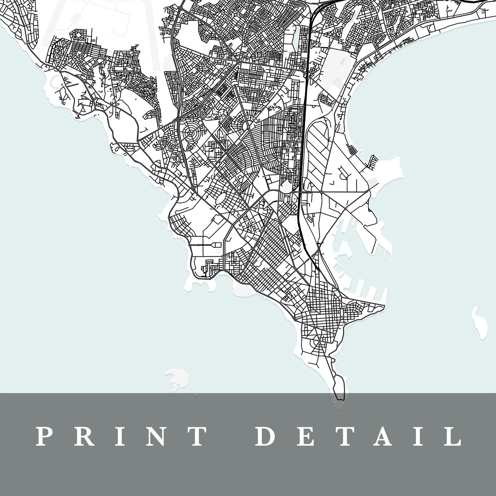 Dakar Map Dakar Senegal City Map Home Town Map Dakar - Etsy UK