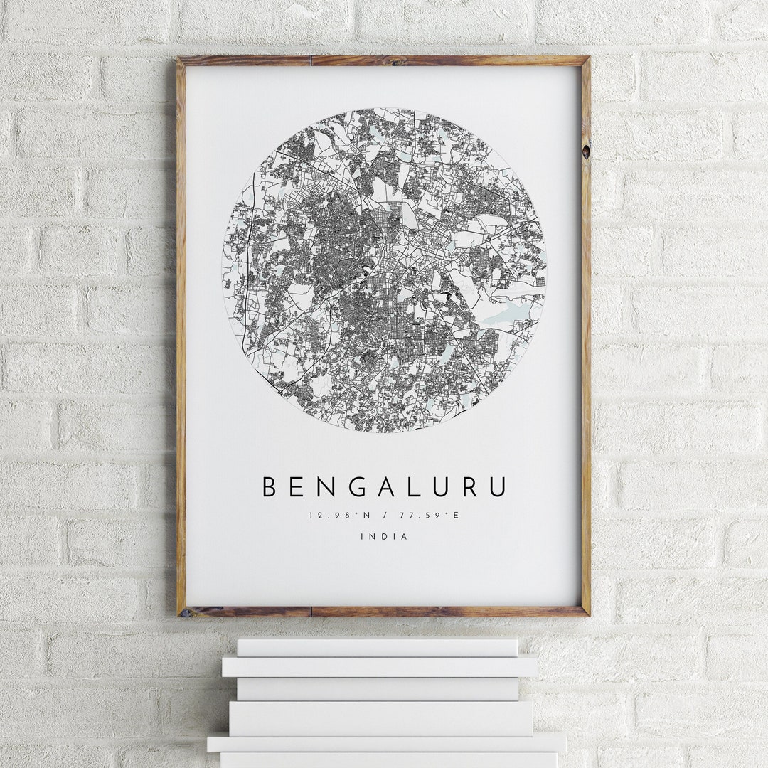 Bengaluru Map, Bengaluru, India, City Map, Home Town Map, Bengaluru ...