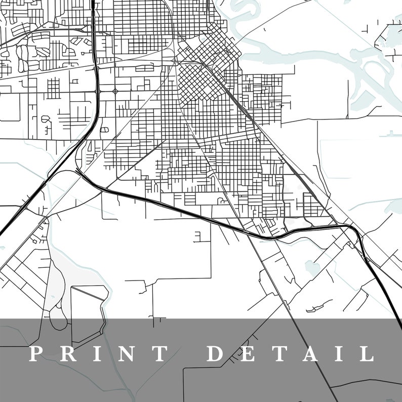 Beaumont Map Beaumont Texas City Map Home Town Map - Etsy