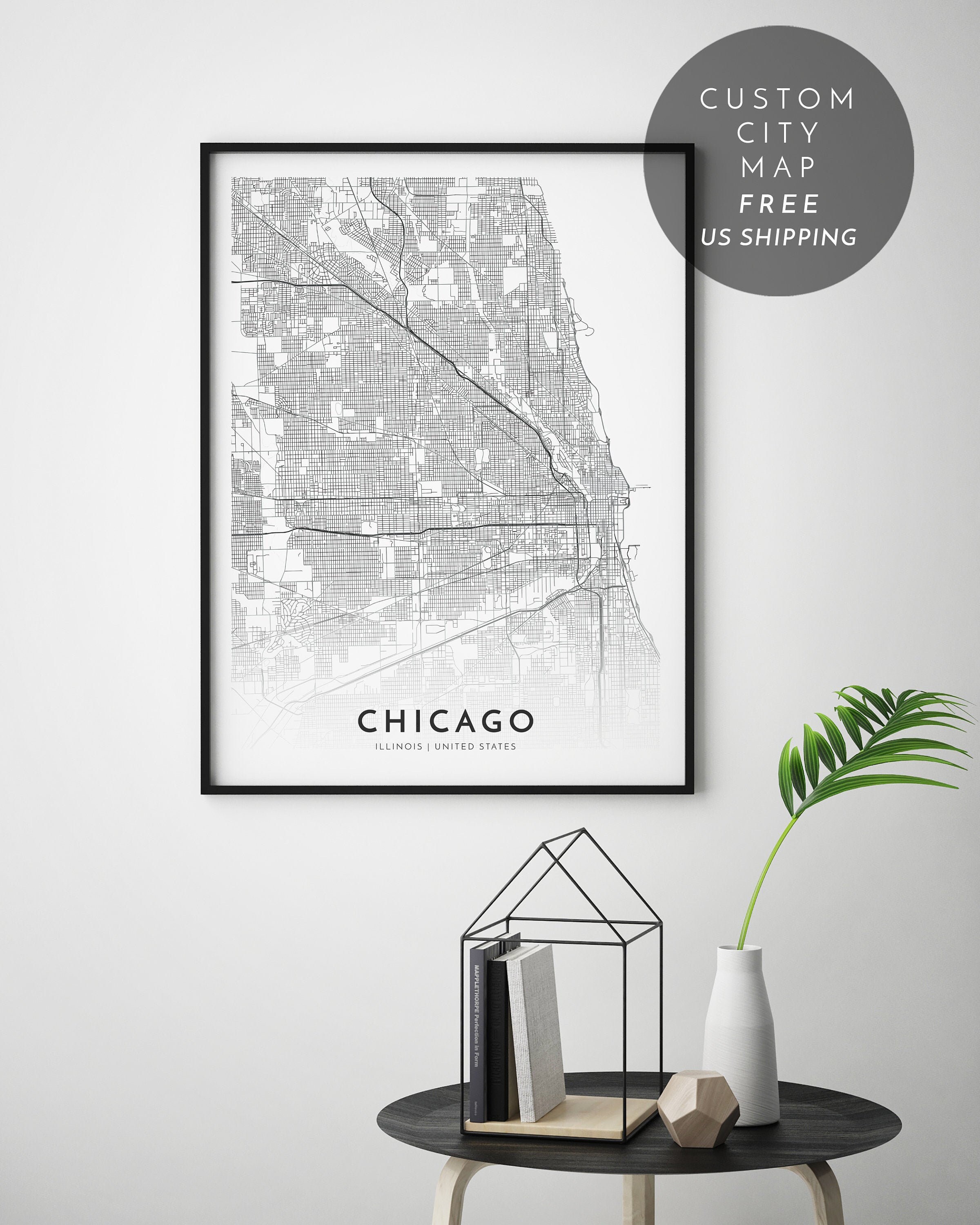 Art & Collectibles Prints Custom Locations City Map Anniversary Map ...