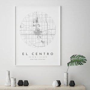 El Centro Map, El Centro, California, City Map, Home Town Map, El ...