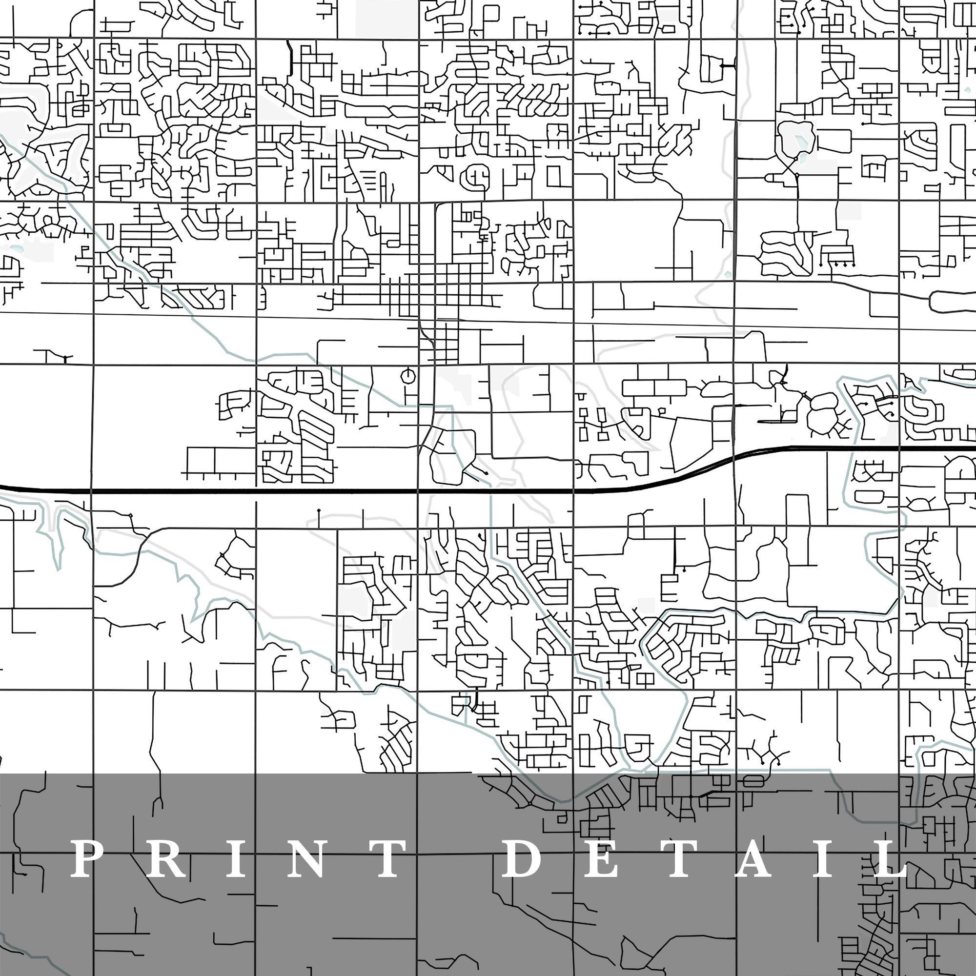 Meridian Map Meridian Idaho City Map Home Town Map - Etsy