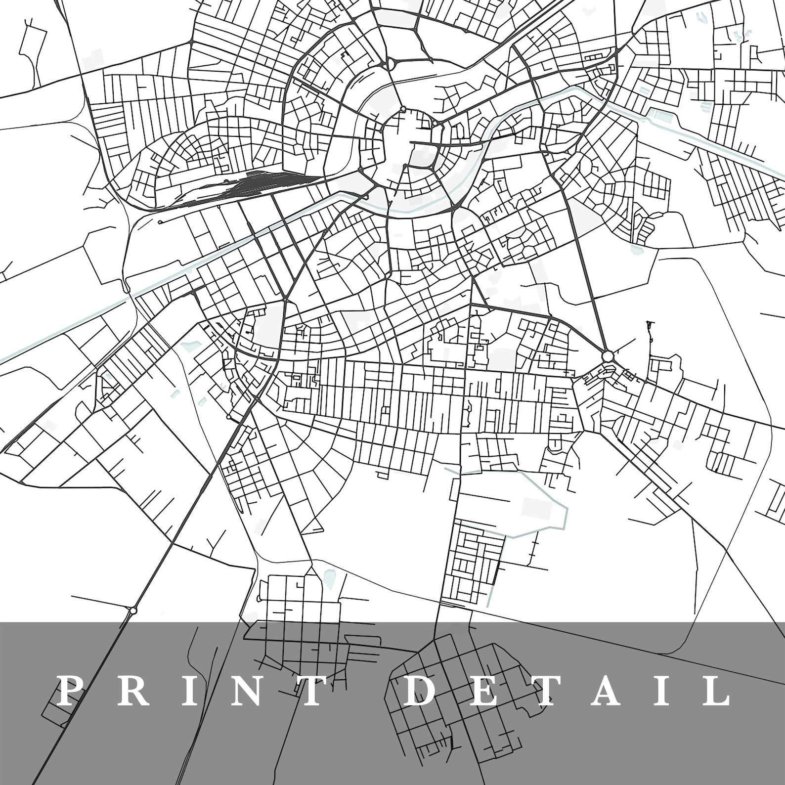 Timisoara Map Timisoara Romania City Map Home Town Map | Etsy