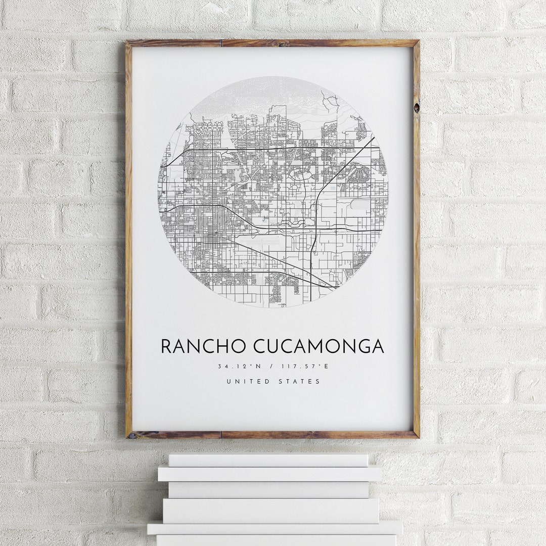 Rancho Cucamonga Map, Rancho Cucamonga, California, City Map, Home Town ...