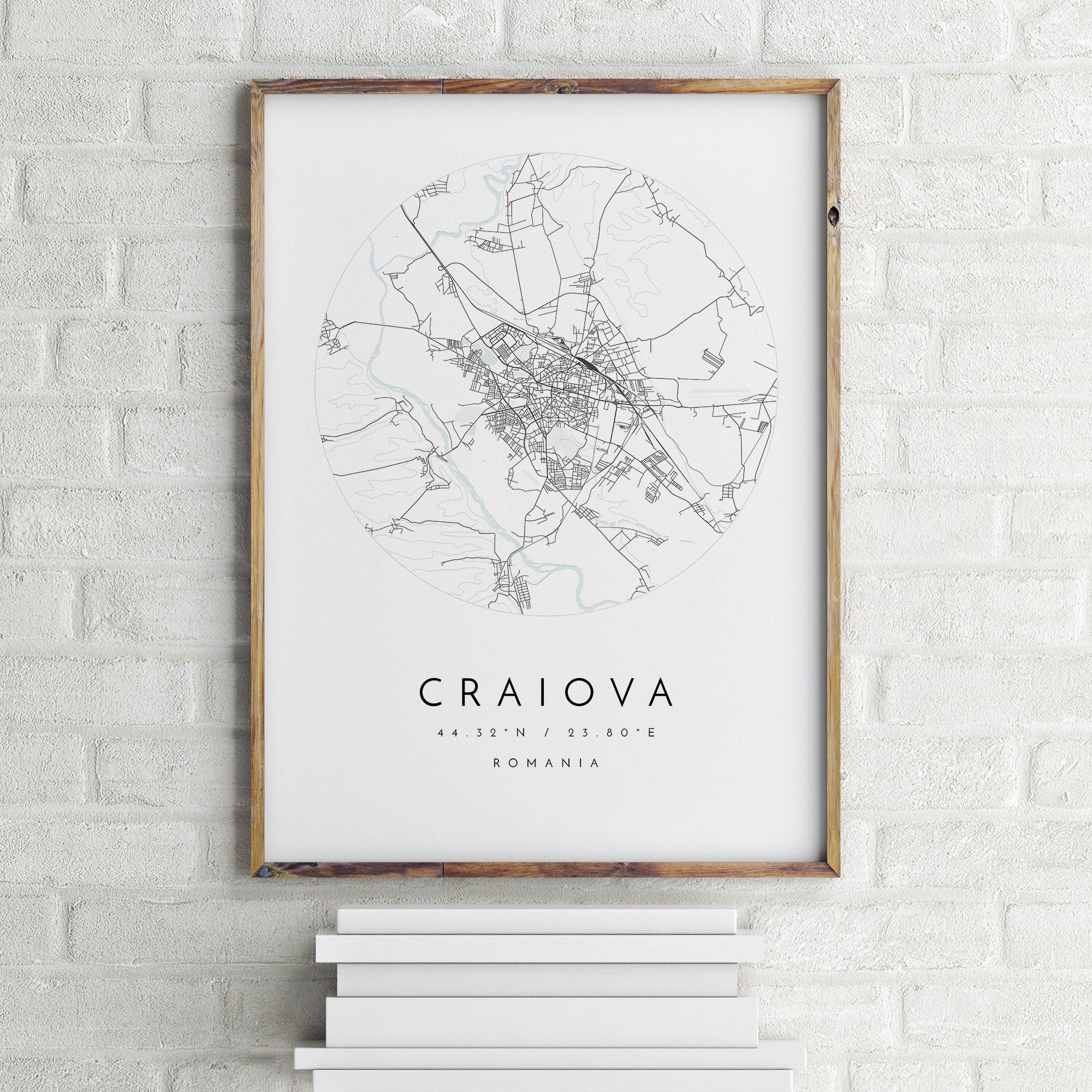 Craiova Map Craiova Romania City Map Home Town Map | Etsy